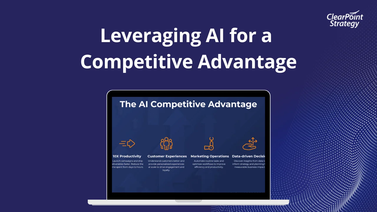 Leverage AI for Competitive Edge in Business Strategy | ClearPoint Strategy Blog